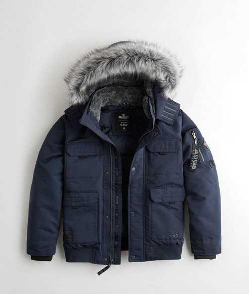 Hollister down bomber jacket новый пуховик