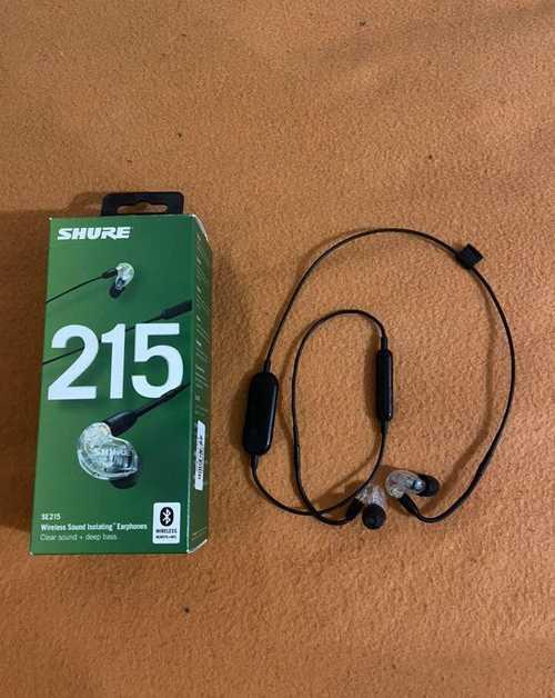 Shure SE215 wireless bluetooth