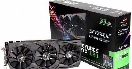 Видеокарта asus strix GTX 1080 8GB gaming