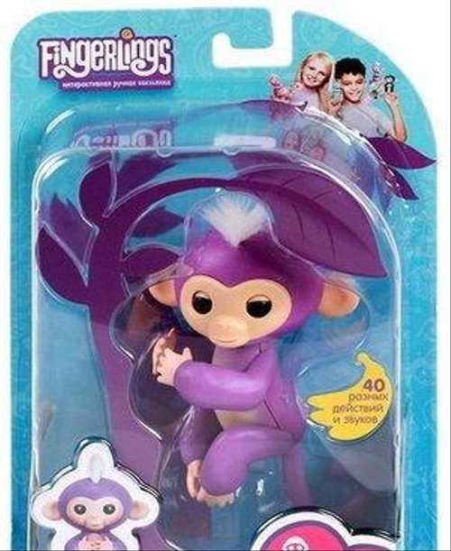 Интерактивная обезьянка fingerlings