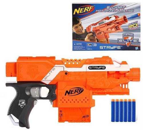 Нерв Бластер Nerf Элит Страйф Hasbro новый