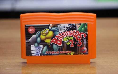 Картридж Dendy 2in1 Battletoads 2 + Battletoads 3
