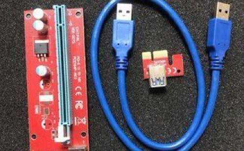 Райзер pci-e SATA. Новые