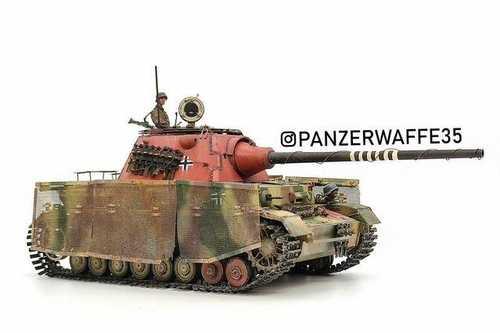Модель танка Pz.Kpfw.IV Panther F Turret 1:35