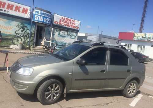 Багажник на рейлинг Renault Logan "Мир автолюбител