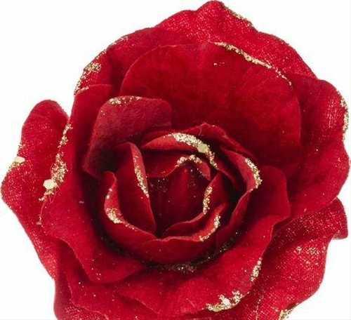 Цветок искусственный роза диаметр - 19 CM на клипсе Lefard 241-1856