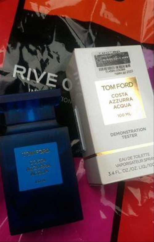 Tom ford costa azzura acqua 100ml тестер оригинал