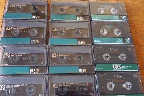 Аудиокассета Sony UX-S 90 год 1990 для записи