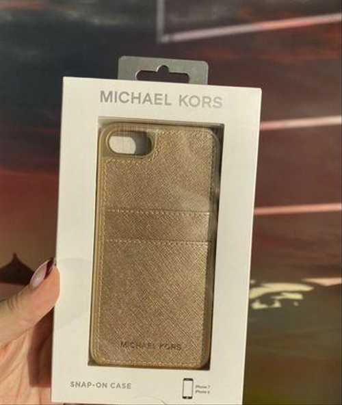 Фирменный чехол на iPhone Michael Kors