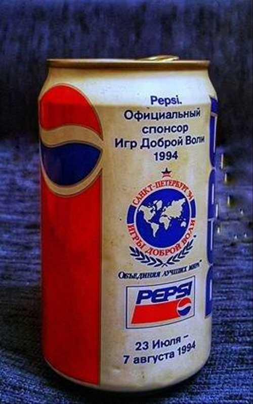 Коллекционная банка Pepsi Игры Доброй Воли 19