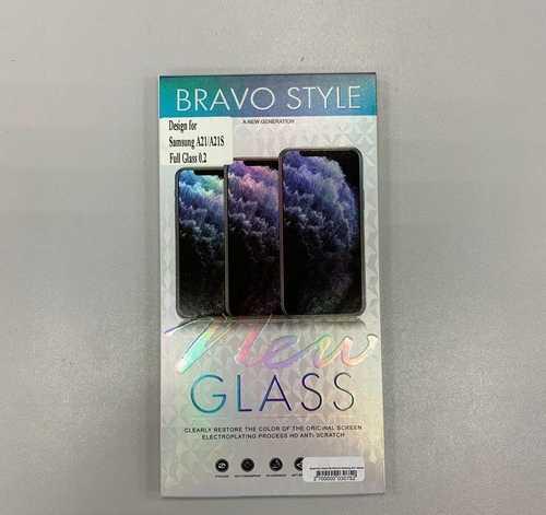 Защитное стекло 6D bravo Samsung A21/ A21S