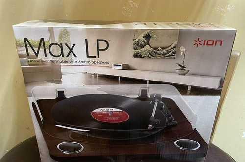 Виниловый проигрыватель ION MAX LP Dark Wood