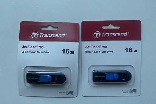 USB флешка Transcend jetflash 790 16 gb 2 штуки