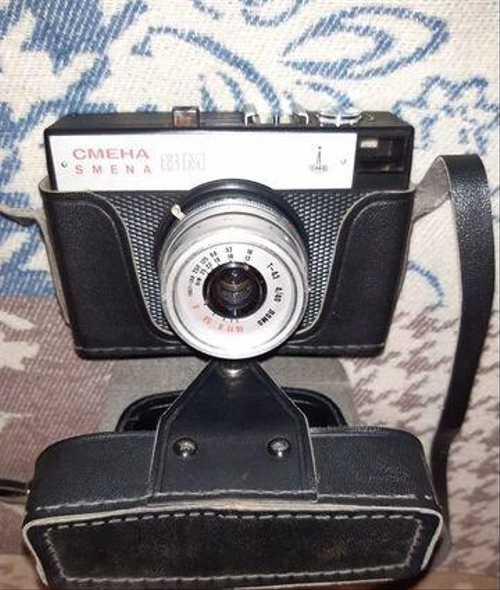 Фотоаппарат пленочный Смена 8М (smena 8M) + футляр