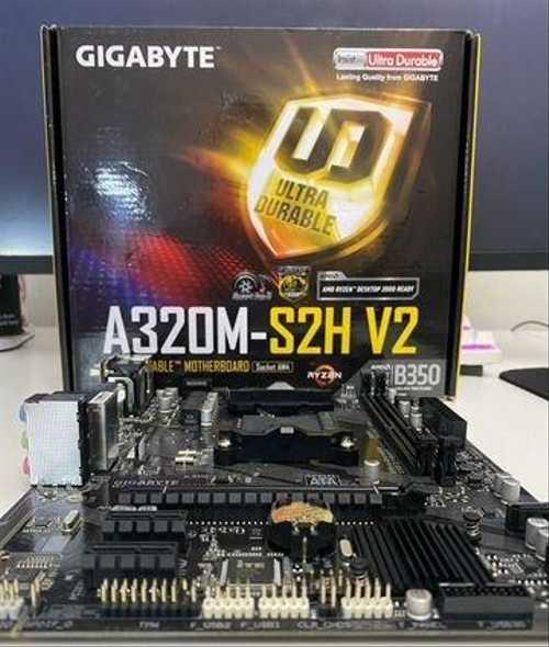 Материнская плата gigabyte GA-A320M-S2H V2 AM4