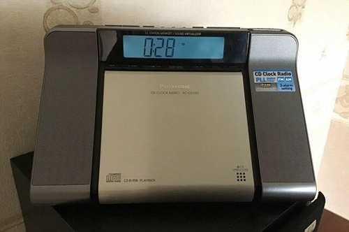 Panasonic RC-CD350 радио CD часы будильник стерео