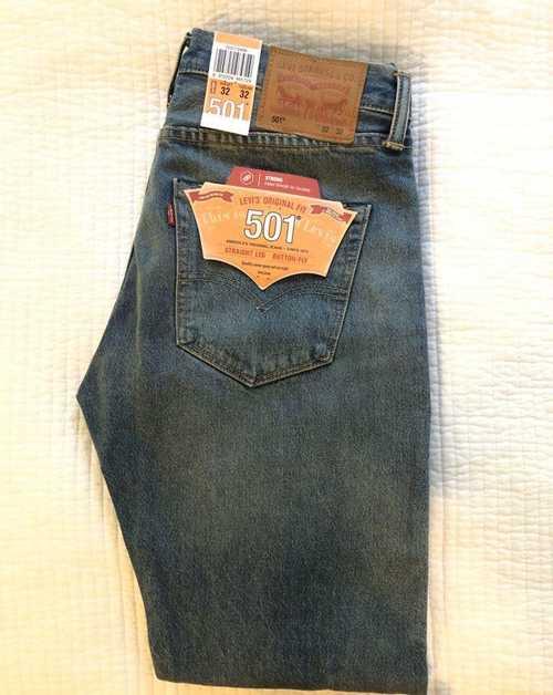 Джинсы Levi’s 501 модель (32х32) новые, оригинал