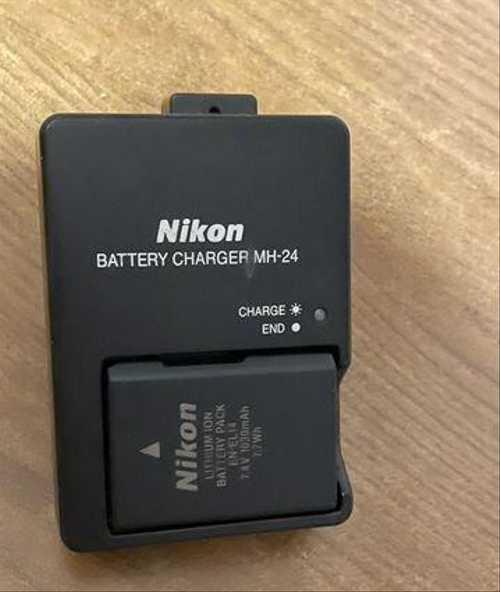 Зарядное устройство для ф/а Nikon и батарея оригин