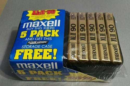 5 Pack Maxell хром + сумка на 10 кассет