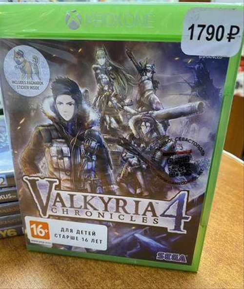 Valkyria Chronicles 4 диск для Xbox новый