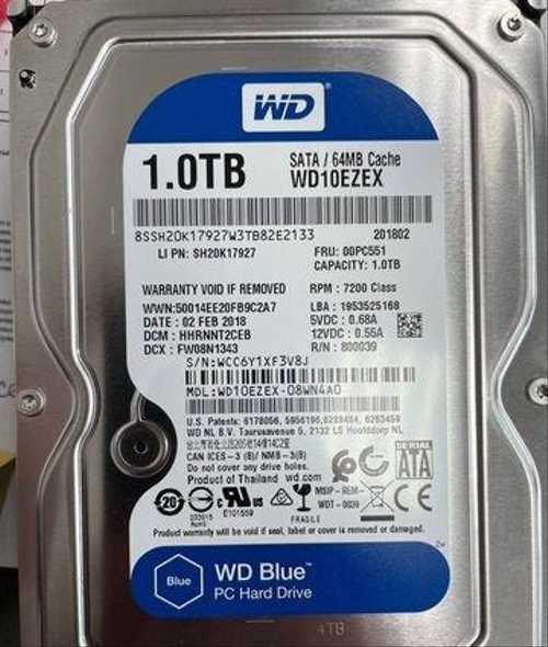 Жесткий диск WD Blue 1000 TB