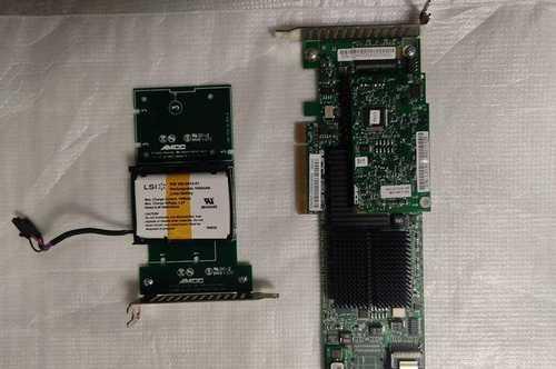 SATA/SAS Raid контроллер 3Ware 9690SA-4i + BBU