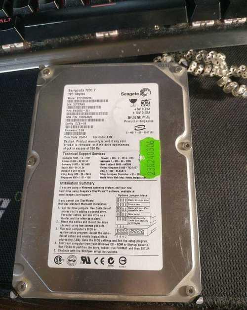 Жесткий диск Seagate Barracuda 7200 120gb