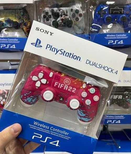 Джойстик PS4 картинка Fifa Pink опт