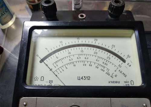 Мультиметр тестер ц4312