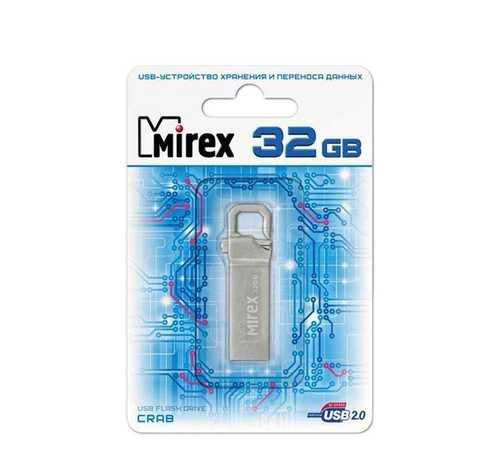 Флешка 32GB Mirex Crab, USB 2.0