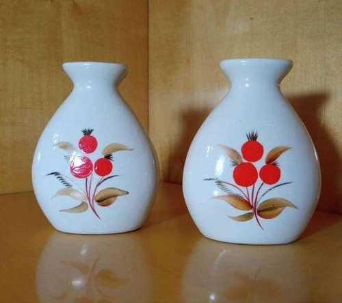 Винтажные парные вазы из 1960-х Полонное