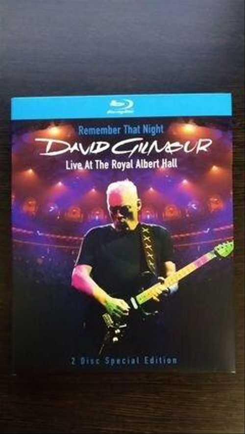 Blu-rau Disc David Gilmour. Remember That Night