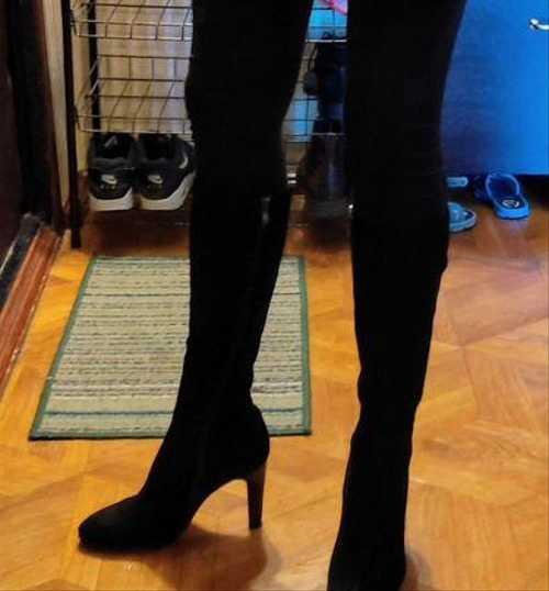 Сапоги ботфорты 39 размер (идут на размер 40) деми