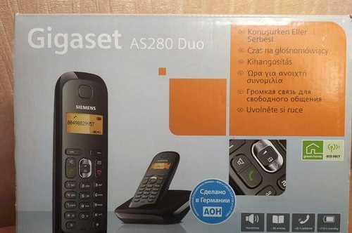 Dect телефон Gigaset AS280 Duo