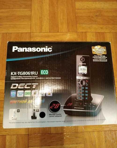 Радиотелефон Panasonic KX-TG8061Ru новый продаю