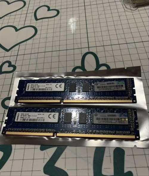 Память HP DDR3-1600 udimm 4GB (2x2GB)