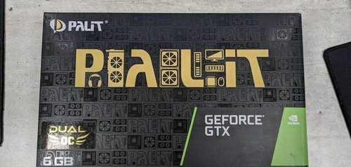 Видеокарта Palit GeForce GTX 1660 dual OC 6GB