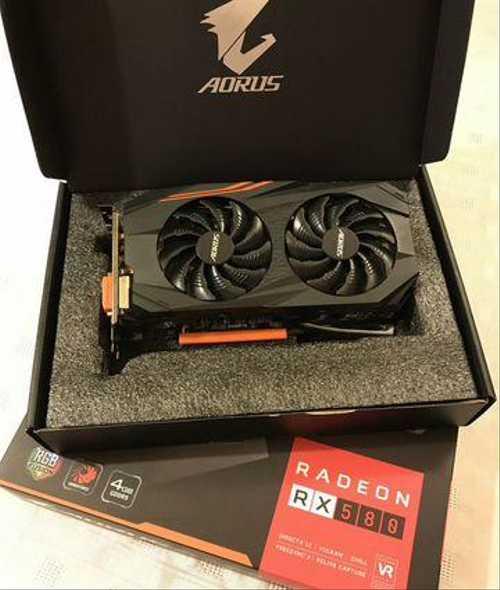 Видеокарта Gigabyte Aorus RX580 4Gb