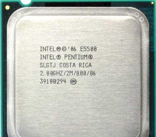 Процессор Intel Pentium E5500 2.8 GHz 800MHz 2Mb L