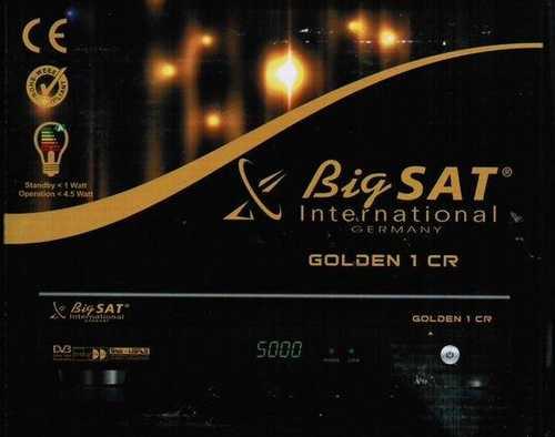 BIG SAT golden 1 CR Телекарта новый
