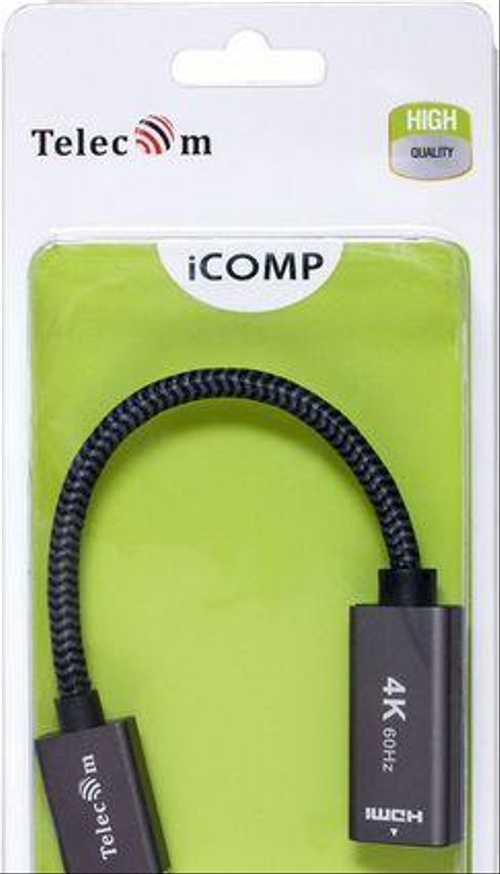 Переходник Telecom DisplayPort - hdmi