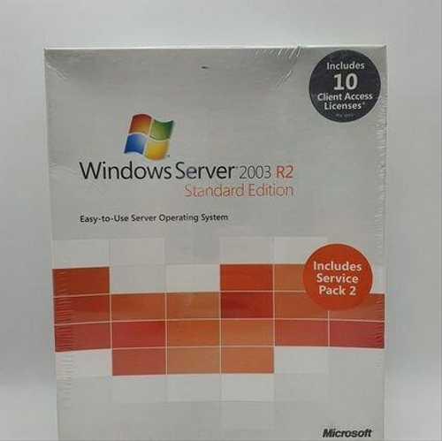 Microsoft Windows Server 2003 R2Standard BOX 10CAL