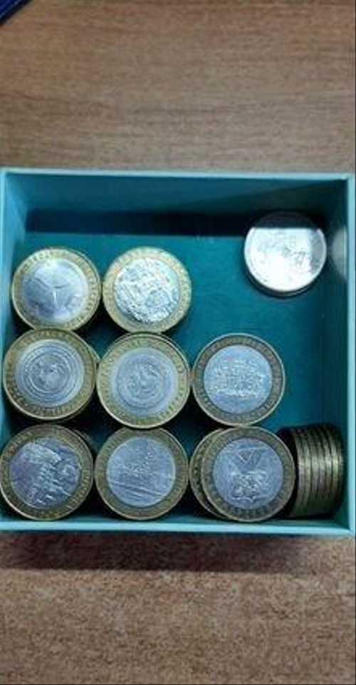 Юбилейные монеты 10 рублей обмен