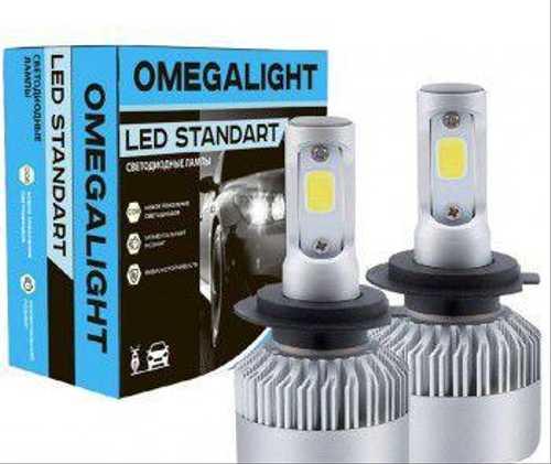 LED лампы головного света omegalight standart HB4