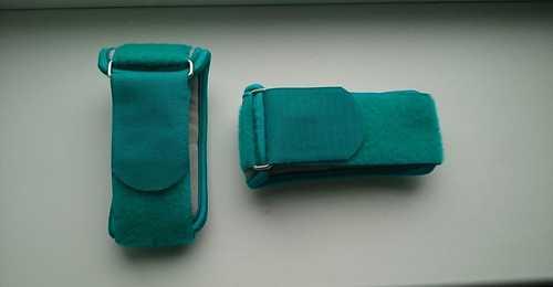 Утяжелители 0,5кг текстильные на липучке не новые