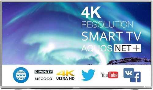 4K Smart TV Wi-Fi Телевизор Sharp LC-43CUF8472ES