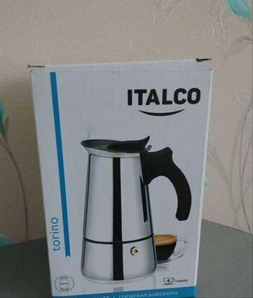 Italco гейзерная кофеварка