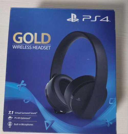 Наушники Sony gold wireless headset 7.1