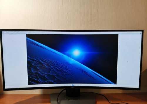 Uwqhd монитор dell U3417w 34"