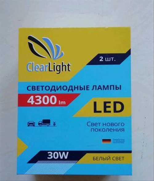 Лед лампы Clearlight H4 4300lm